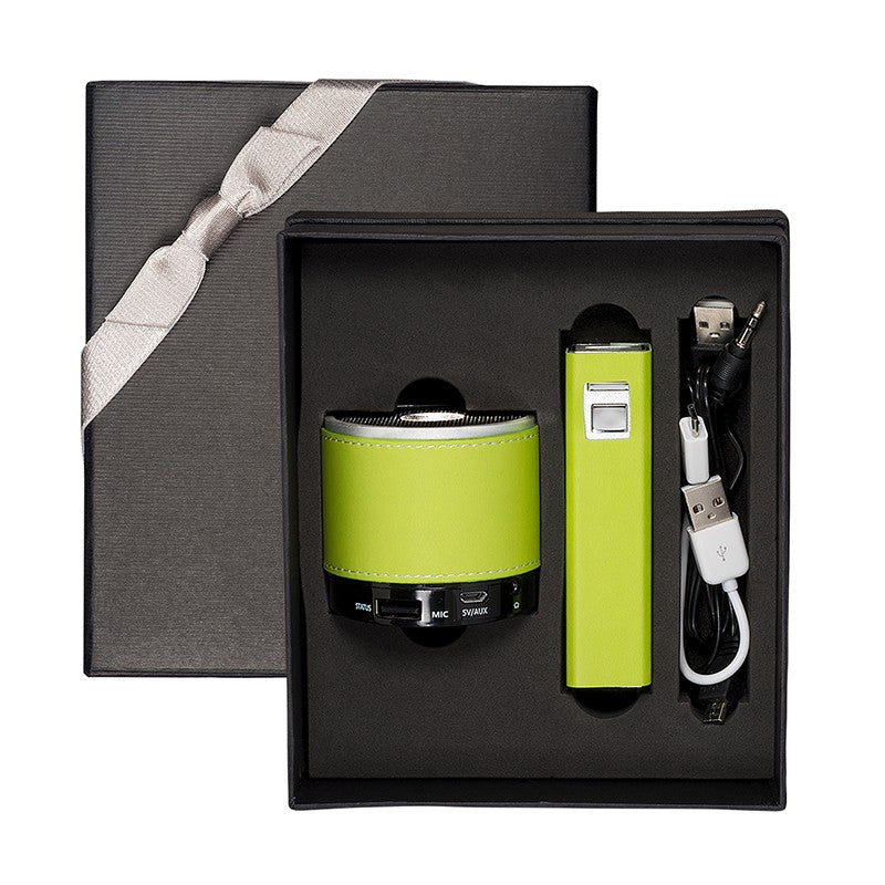 Tuscany™ Power Bank & Wireless Speaker Gift Set – GiftAFeeling