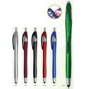 MUSKOKA Plastic Plunger Action Ball Point Pen with soft PDA stylus at ...