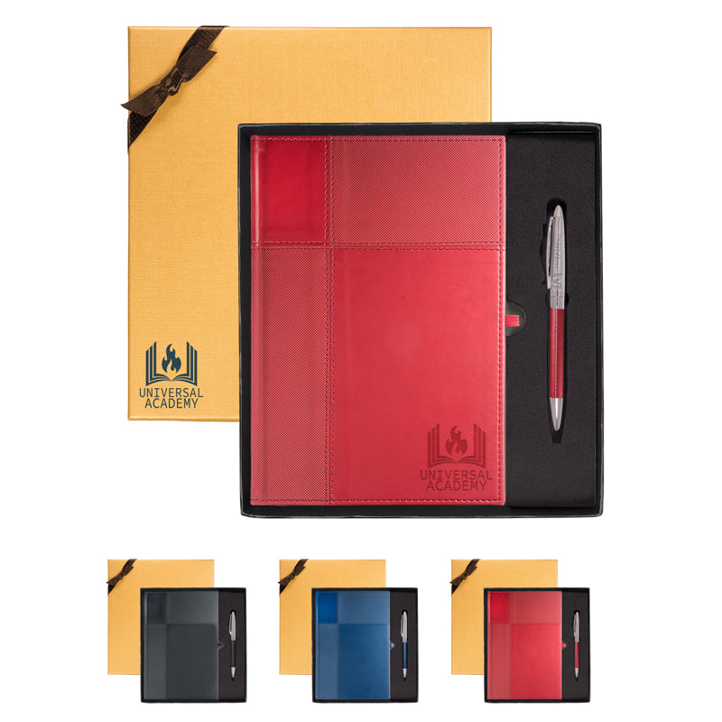 Duo-Textured Tuscany™ Journal & Pen Gift Set – GiftAFeeling