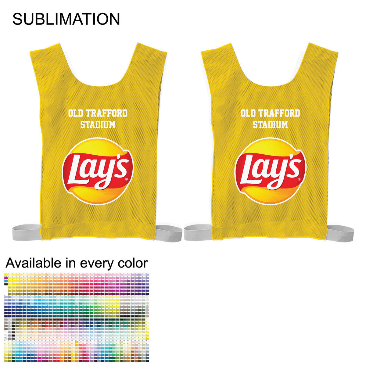 Stadium Vendor Event Pinnie / Bib, Sublimated Front and Back (Made in ...