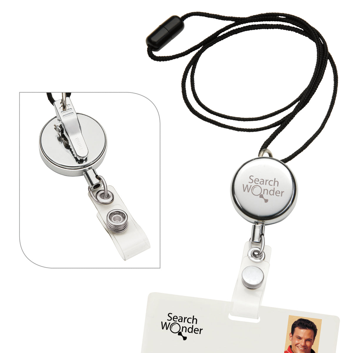 Dual Function Metal Badge Holder – GiftAFeeling